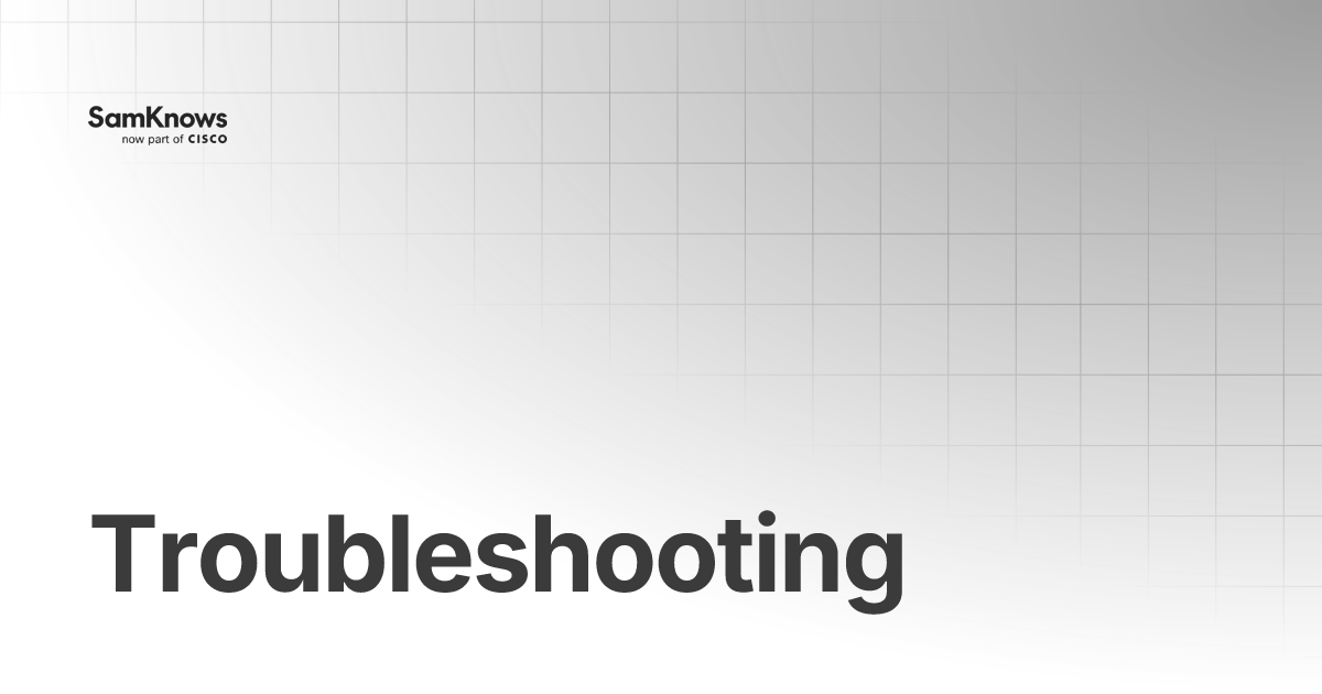 Troubleshooting | Volunteer Documentation